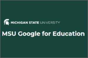 MSU Google Drive and Docs - ANR Information Technology
