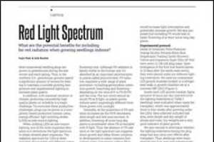Red light spectrum - Role of far red radiation - Floriculture ...