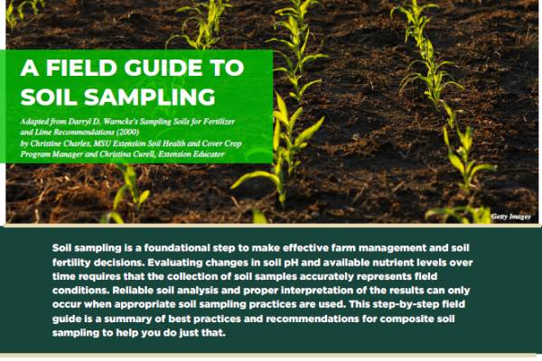 A Field Guide To Soil Sampling - Soil Health