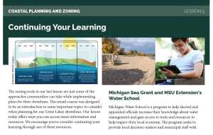 Coastal Planning and Zoning Course: Lesson 5 - Michigan Sea Grant